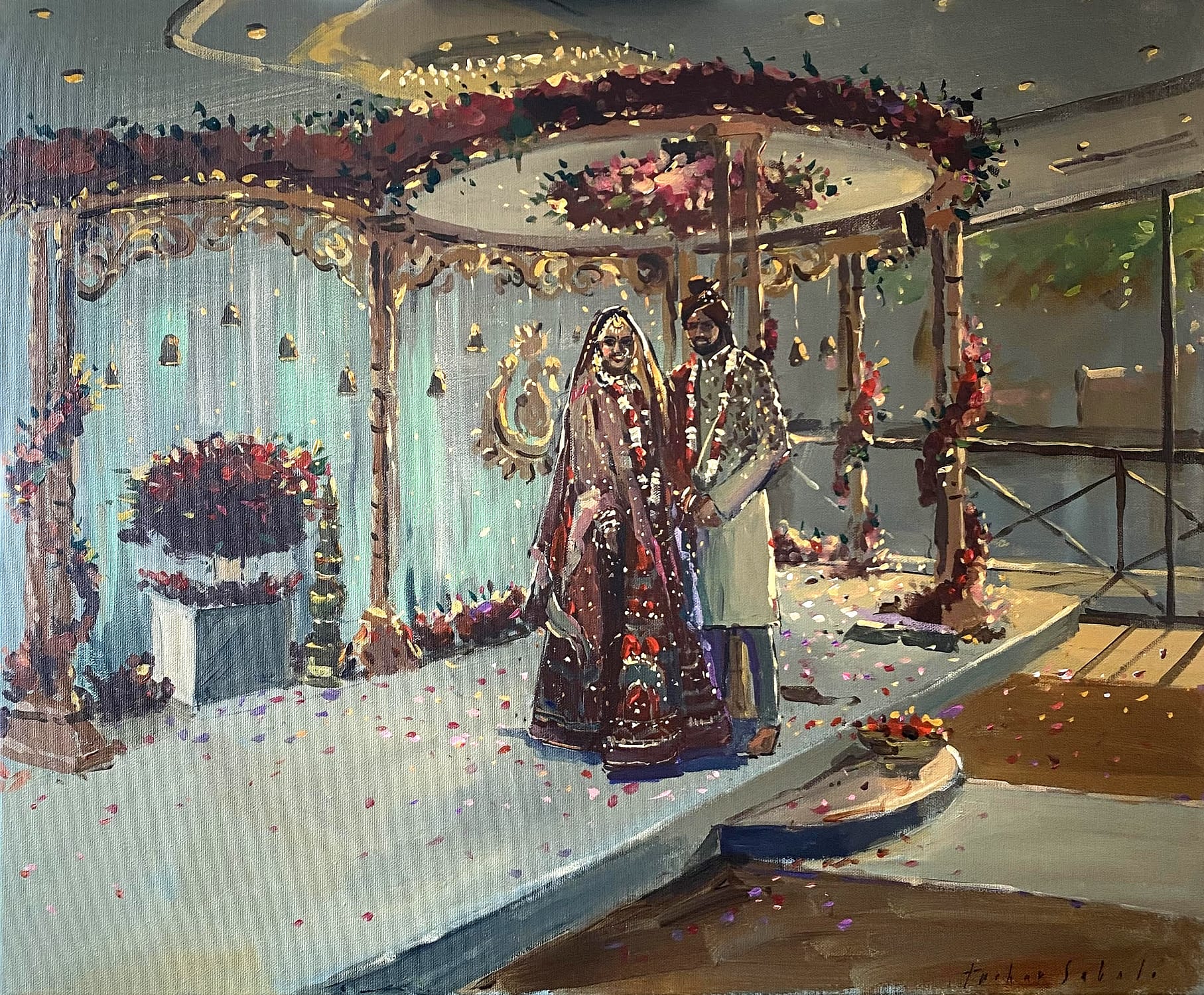 Live Wedding Painting - Tushar Sabale